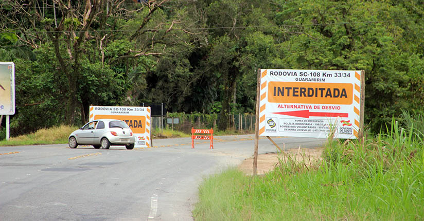 Trecho duplicado da SC-108 vai até a entrada da Figueirinha